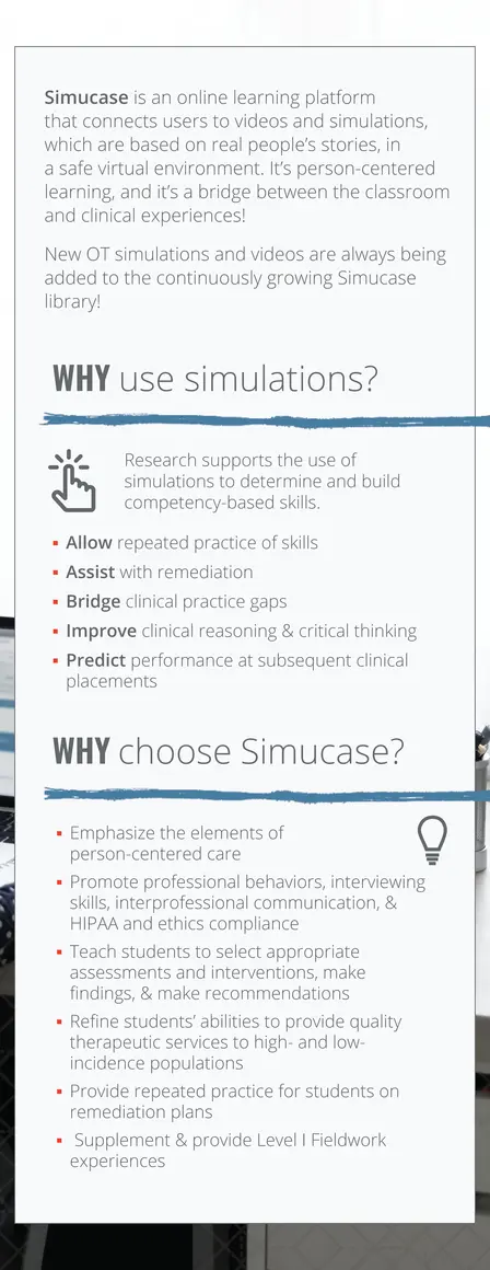 Simucase | Occupational Therapy